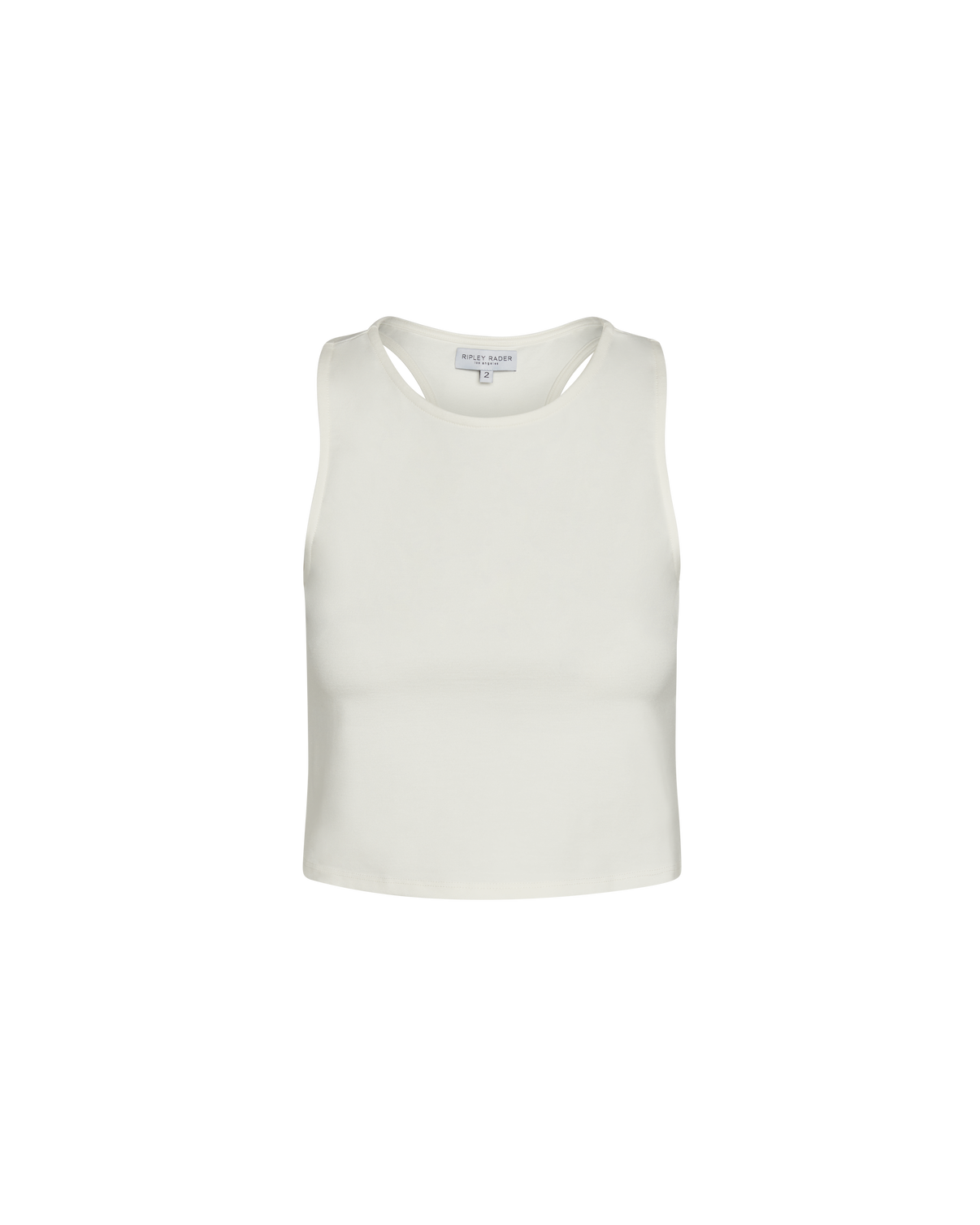 Off-White Ponte Knit Tank Top | Ripley Rader
