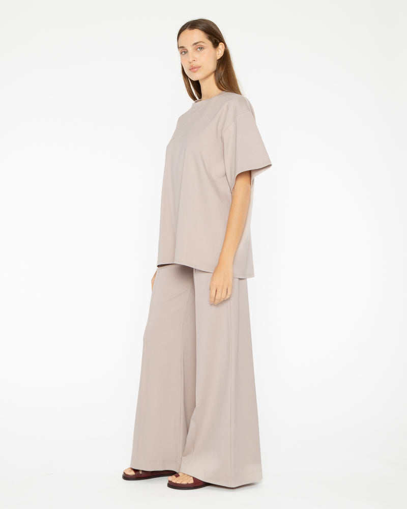 Clay Ponte Knit Big Shirt | Ripley Rader